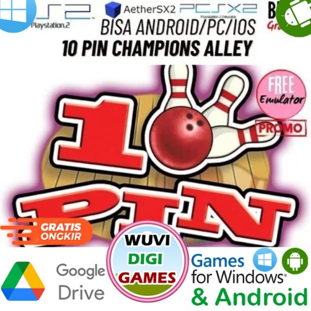 Jual Jual Game PS2 10 Pin Champions Alley | Bisa di PC / Android / IOS ...