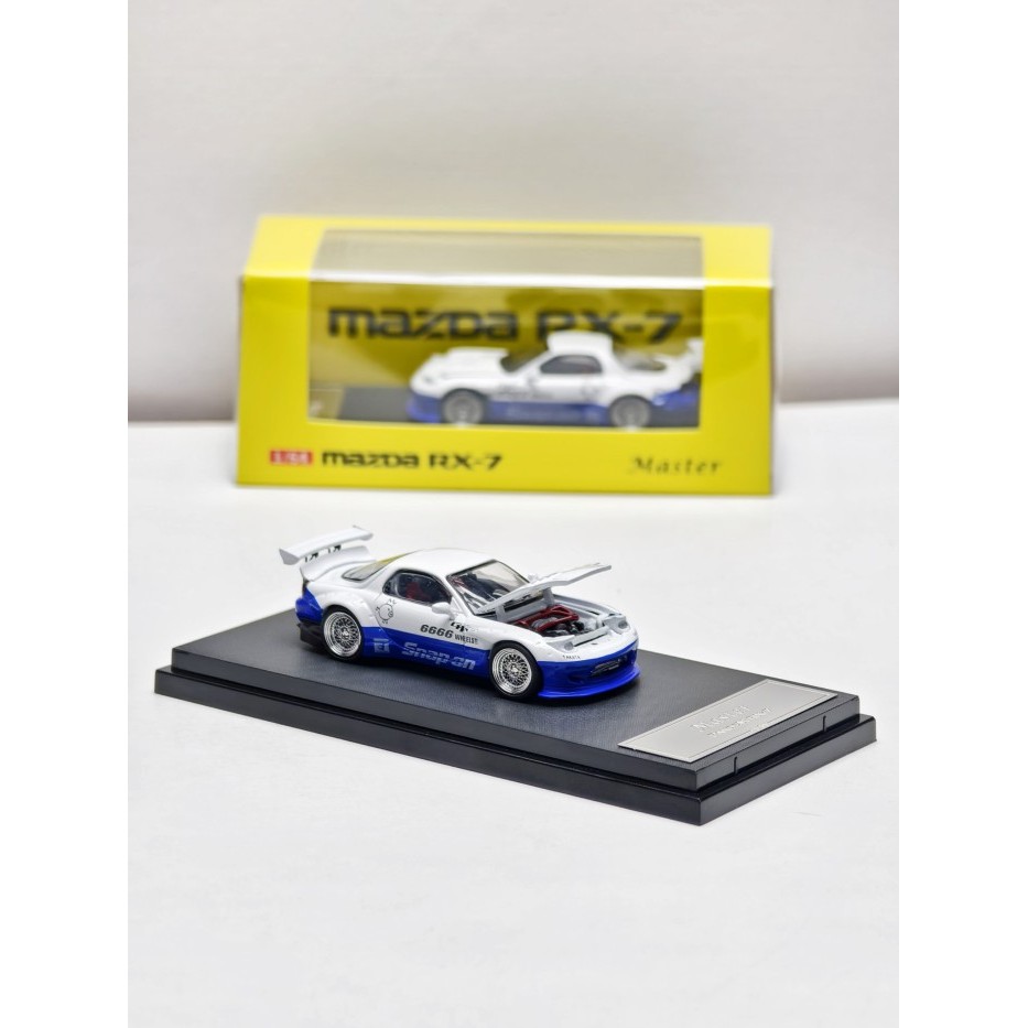 Jual Master Pandem Rocket Bunny Mazda RX-7 FD3S Snap On 666 Open Hood Special Edition White Blue ...