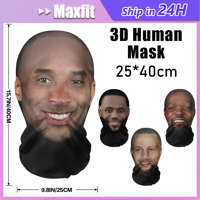 Jual 3D Topeng Prank Halloween Masker Wajah Human Mask Full Face ...