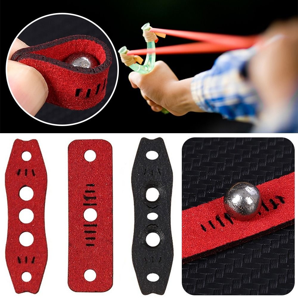 Jual Shooting Catapults 8mm Mircofiber Slingshot Pouches Hunting ...