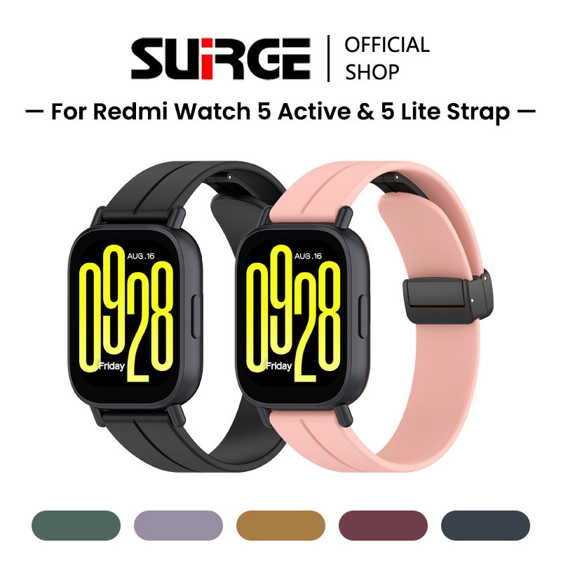 Jual SUIRGE For Redmi Watch 5 Active / 5 Lite Magnetic Buckle Wristband ...