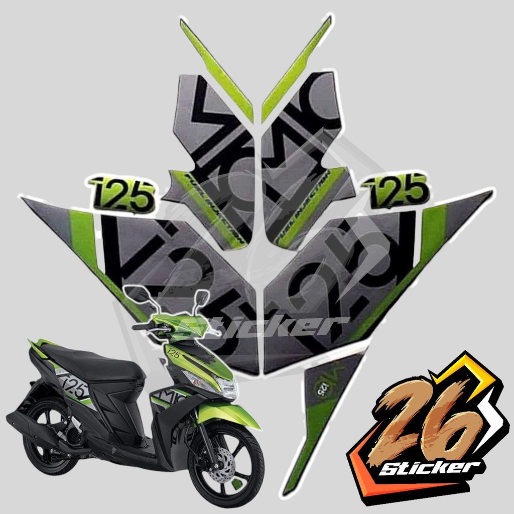Jual STICKER STIKER POLET LIS STRIPING MOTOR FULL BODY YAMAHA MIO M3 ...