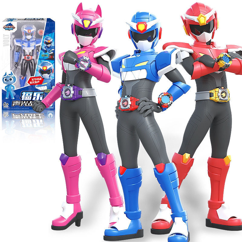 Jual Mini Force Model Robot Toys with Sound and Light Action Figures ...