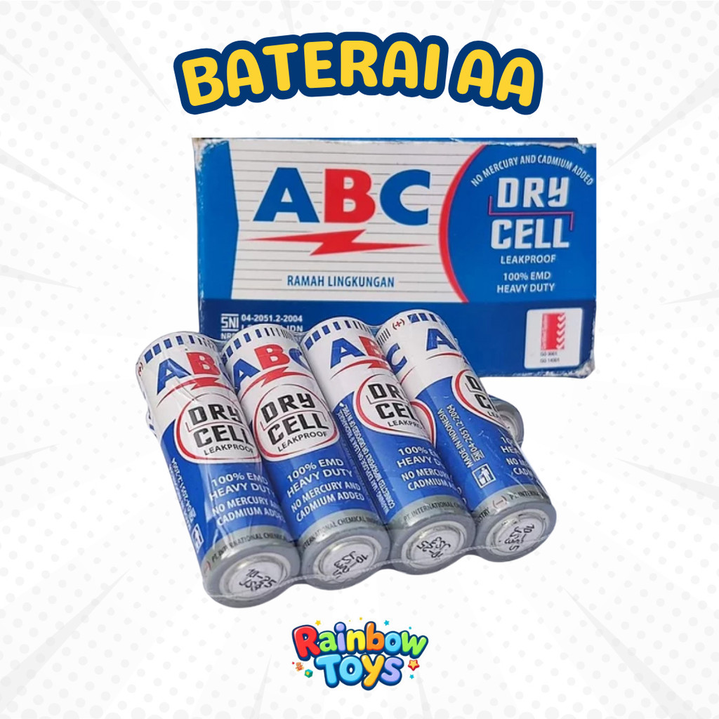 Jual Baterai ABC AA Batere A2 Dry Cell Battery R6 Biru 1 Pcs | Shopee ...