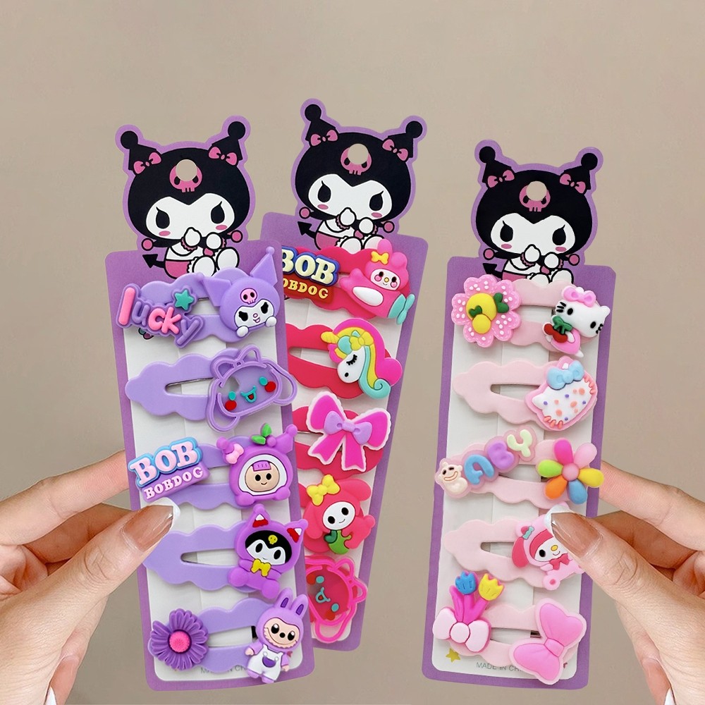 Jual BOOM - JEPIT RAMBUT H910 ANAK SET ISI 5 KARAKTER SERI SANRIO ...