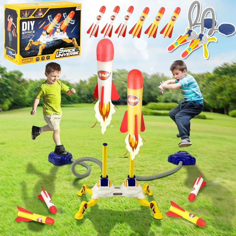 Jual [NEW] 7 IN 1 Mainan Rocket Luar Angkasa Stepping Rocket Mainan ...
