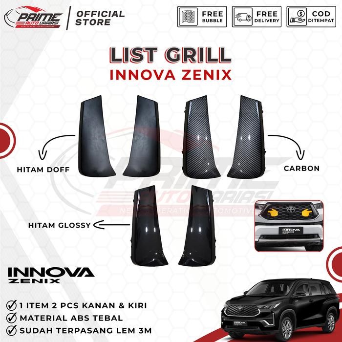 Jual Front Grille Grill Side kumis Samping Innova Zenix Modelista ...