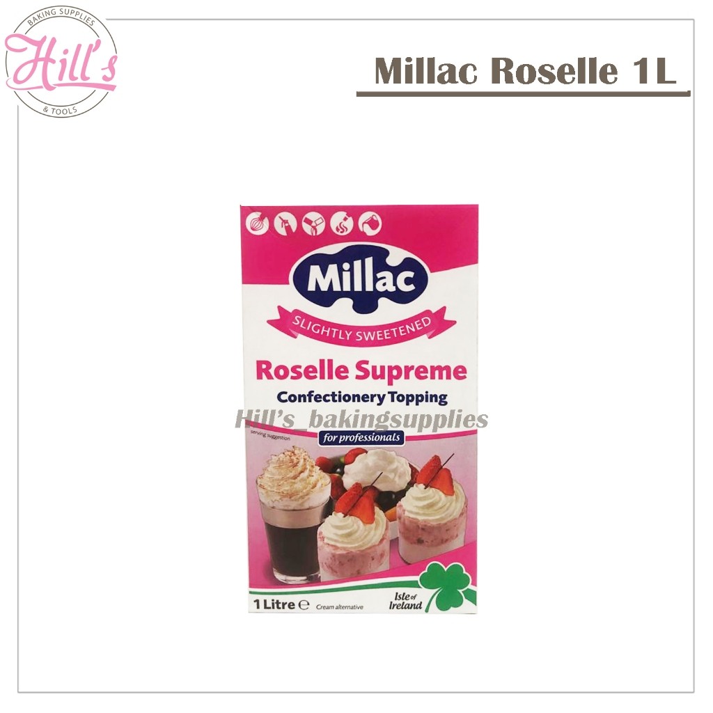 Jual MILLAC ROSELLE SUPREME WHIPPING CREAM 1 L / DAIRY WHIP CREAM ...