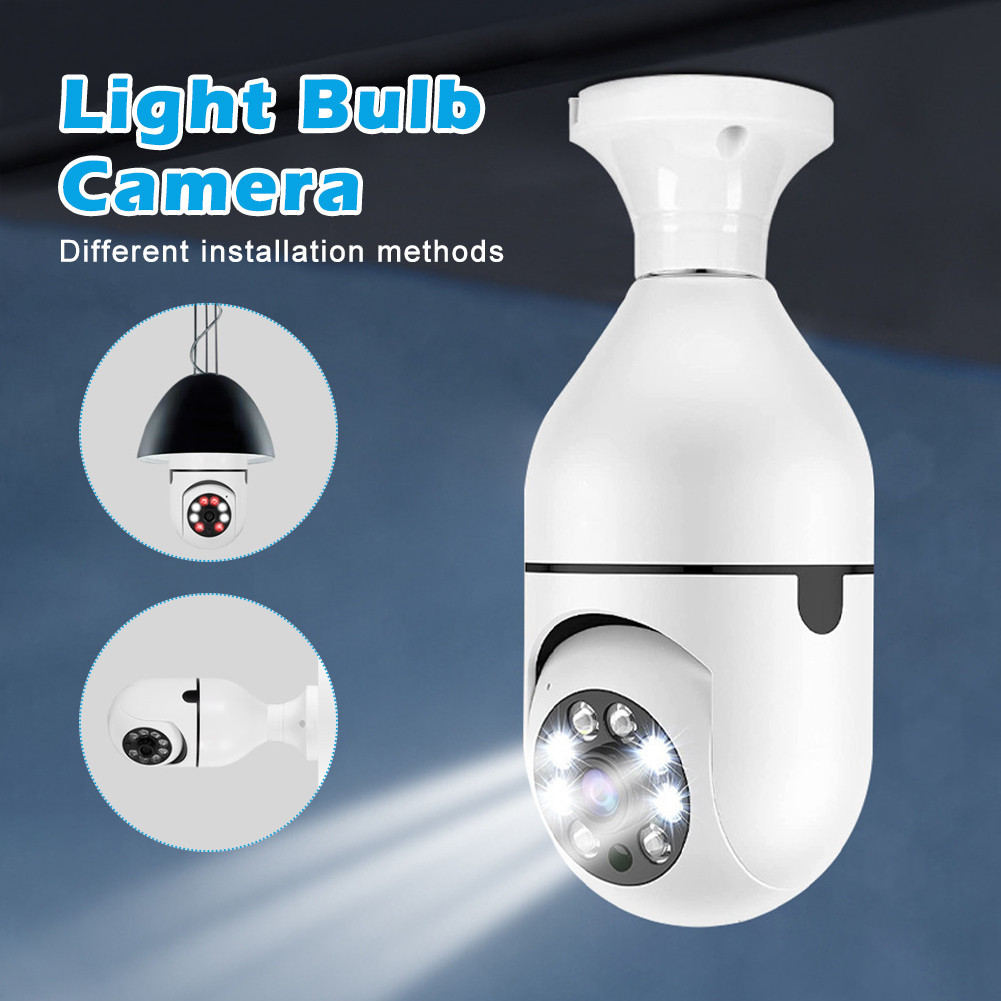 Jual Wireless Smart Camera CCTV Lampu 360' Wireless IP Camera Wifi ...