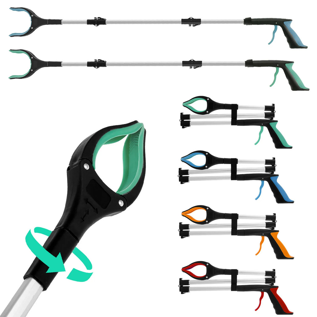 Jual Foldable Gripper Extender Hand Tools Litter Reachers Picker rtable ...