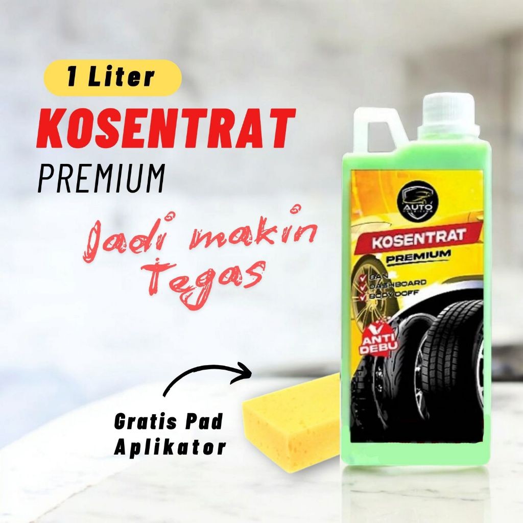 Jual Kosentrat Semir Premium 1Liter Semir Ban Anti Debu Semir Jok Semir ...