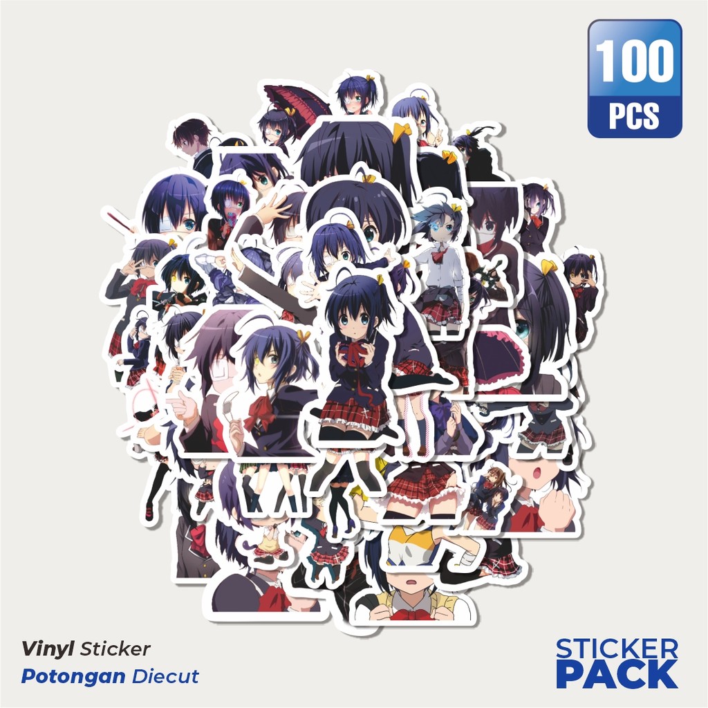 Jual Super Hemat! 100 PCS Stiker Stiker Anime Series Chunibyo Demo Koi ...