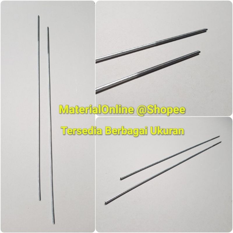 Jual Rot Rod Long Drat Hanger Gantungan Gipsum Gypsum Grc Plafon 4 Mm ...