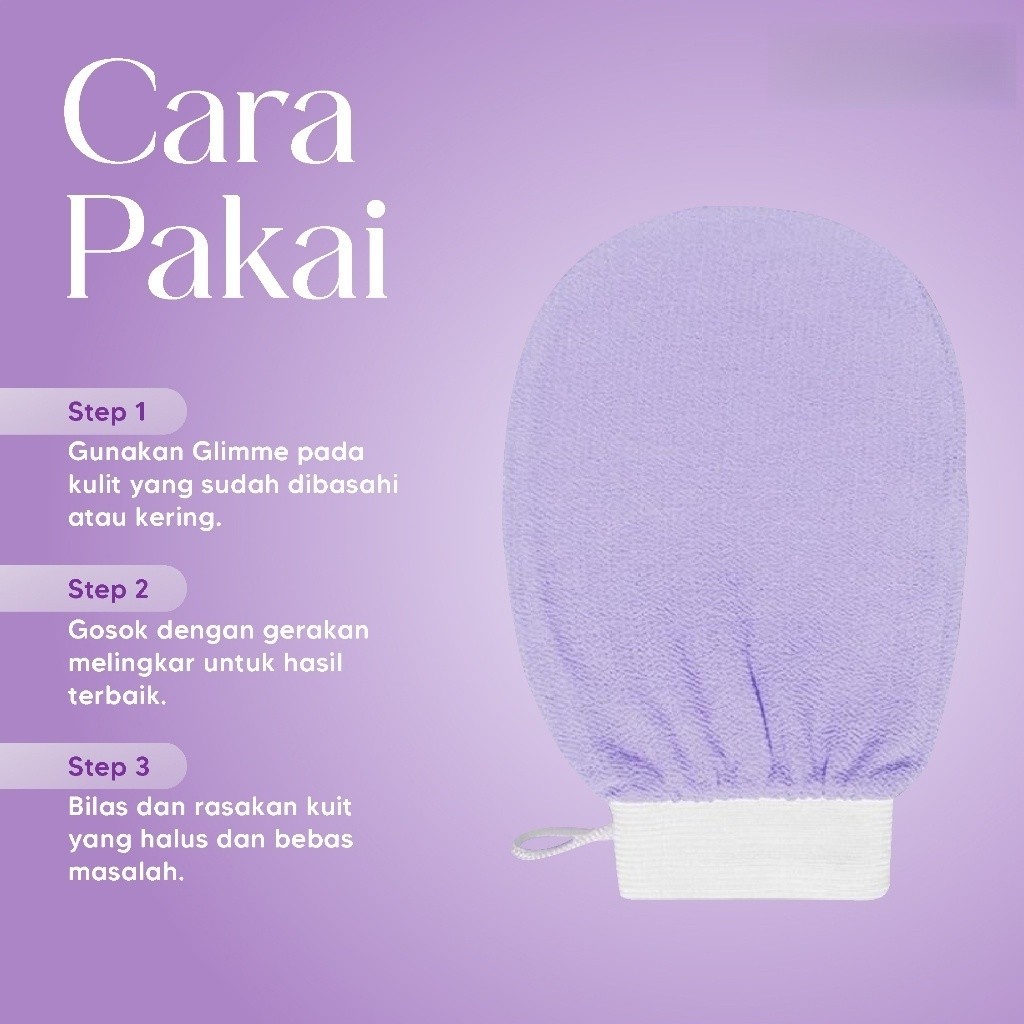 Jual Glimme Glove Ungu – Kulit Halus & Cerah Sejak Pertama Kali Gunakan ...