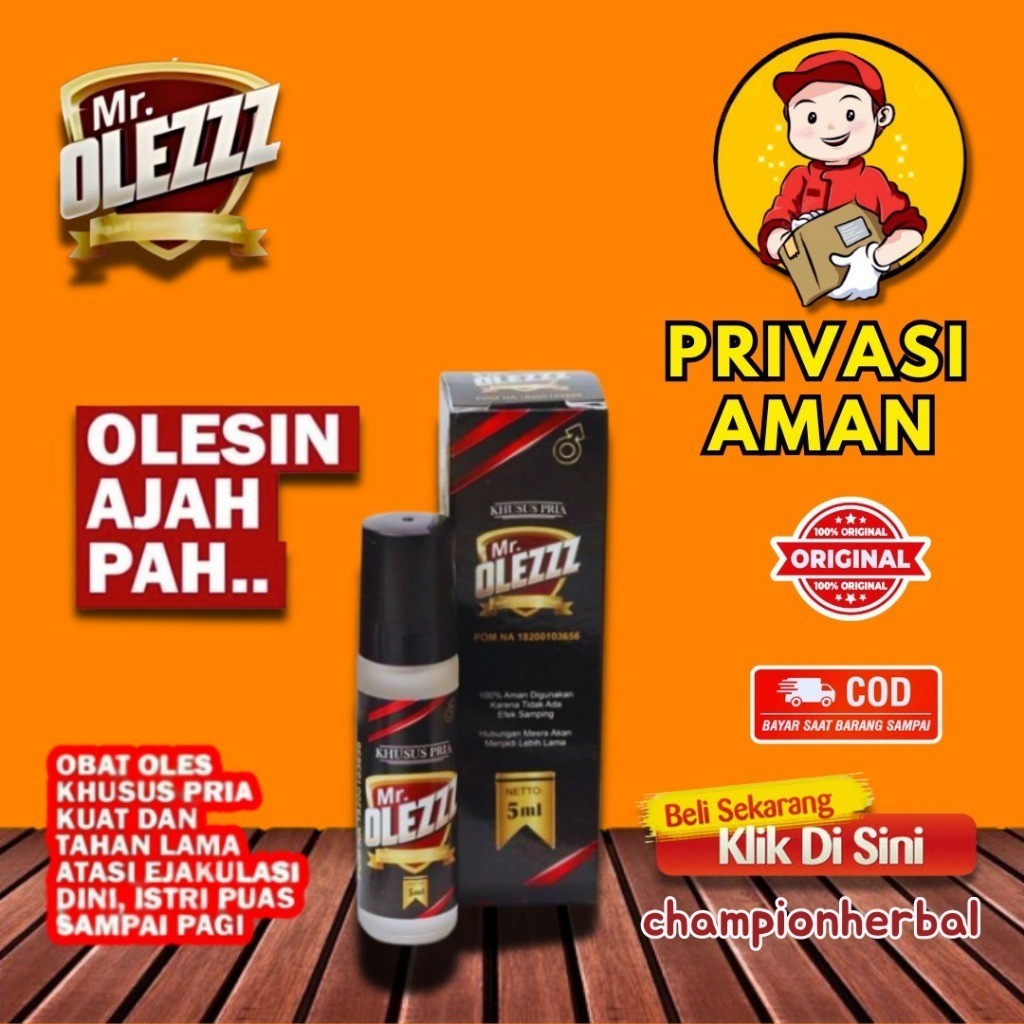 Jual zahwaaulliyya - Obat Oles Pria BPOM - Mr. OLEZZ - Obat Oles Tahan ...