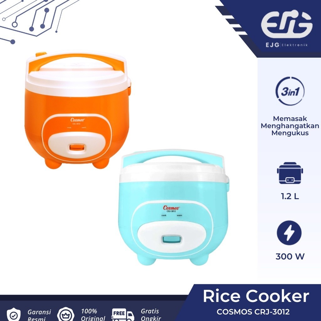 Jual Cosmos Magic Com 1,2 Liter CRJ 3012 Rice Cooker Penanak Nasi ...
