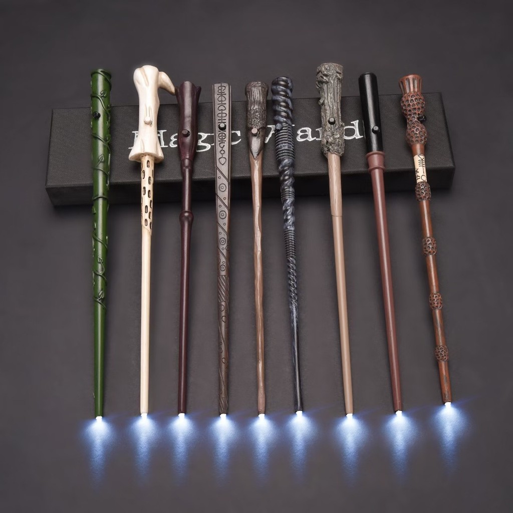 Jual LUMW tongkat sihir lampu led menyala lumos magic wand plastik ...