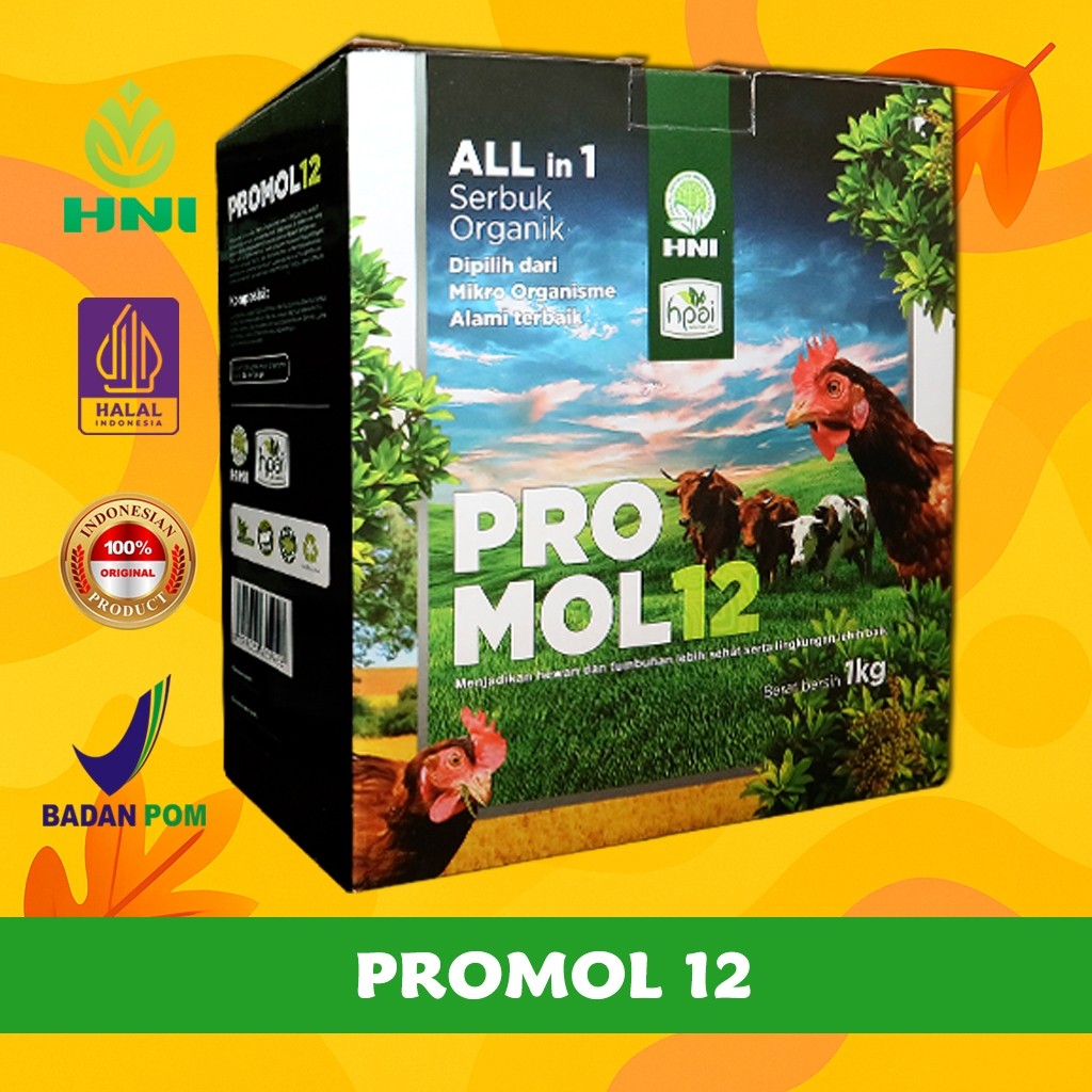 Jual HNI Promol 12 All-in-1 Serbuk Organik Pro Mol 1kg | Shopee Indonesia
