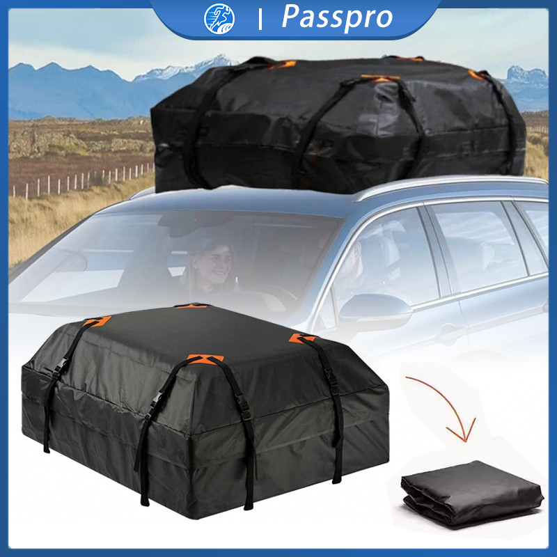 Jual 425L Tas Bagasi Mobil Atas Roof Bag Jumbo Tas Penyimpanan Berkemah ...