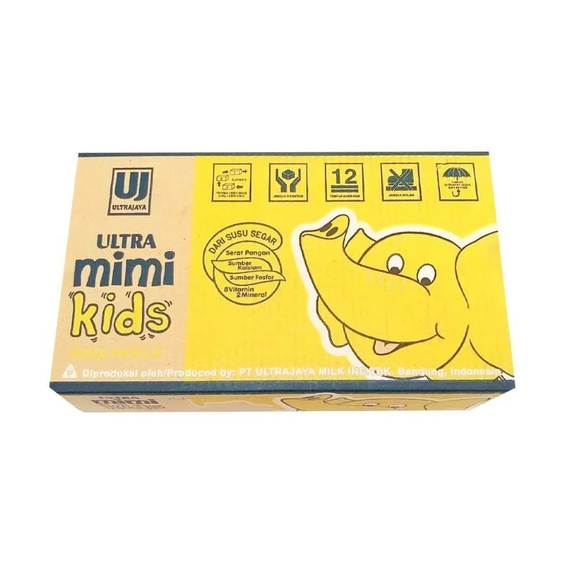Jual Susu Ultra Mimi Kids VANILLA 1 Dus isi 40 | Shopee Indonesia