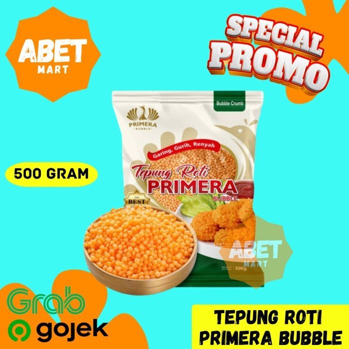 Jual Primera Tepung Roti Bubble Crumble 500Gr - 500 Gr Panir Crumb ...