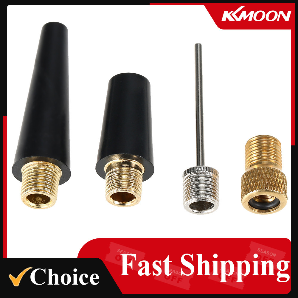 Jual 4 PCS Needle Nozzle Adapter Kit Ball Inflation Pump Needle Valve ...