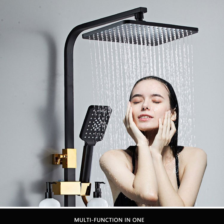 Jual Shower Kamar Mandi Full Set Tembaga 4 Dalam 1 Shower Set Panas ...