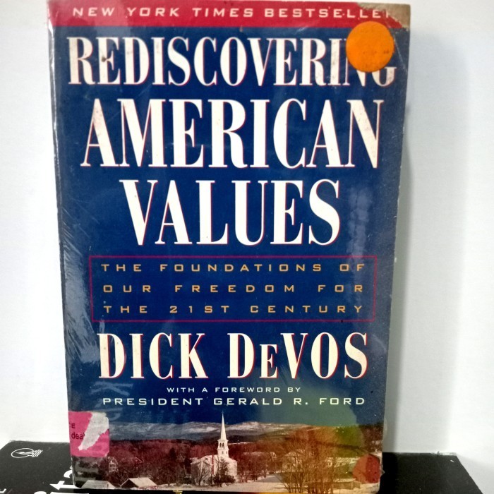 Jual Buku Rediscovering American Values. Dick Devos. Original | Shopee Indonesia