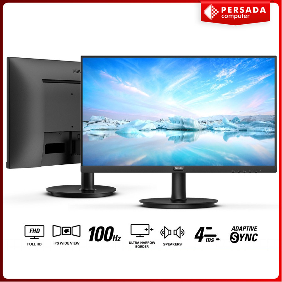 Jual Monitor LED Philips 241V8B IPS 100hz - Full HD 24" Inch | Shopee ...