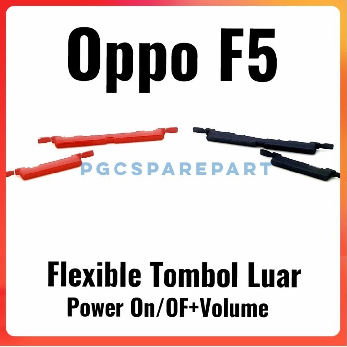 Jual Tombol 1 set Volume power on of Oppo F5 - Power Button Casing ...