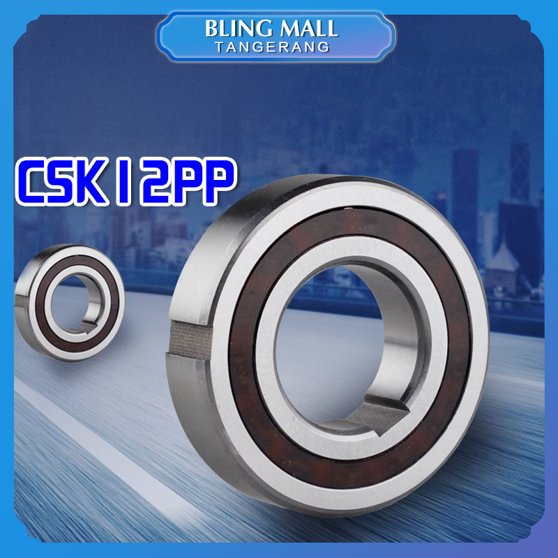 Jual Bearing One Way One Way Clutch Dual Keyway Bearing CSK12PP 12 x 32 ...