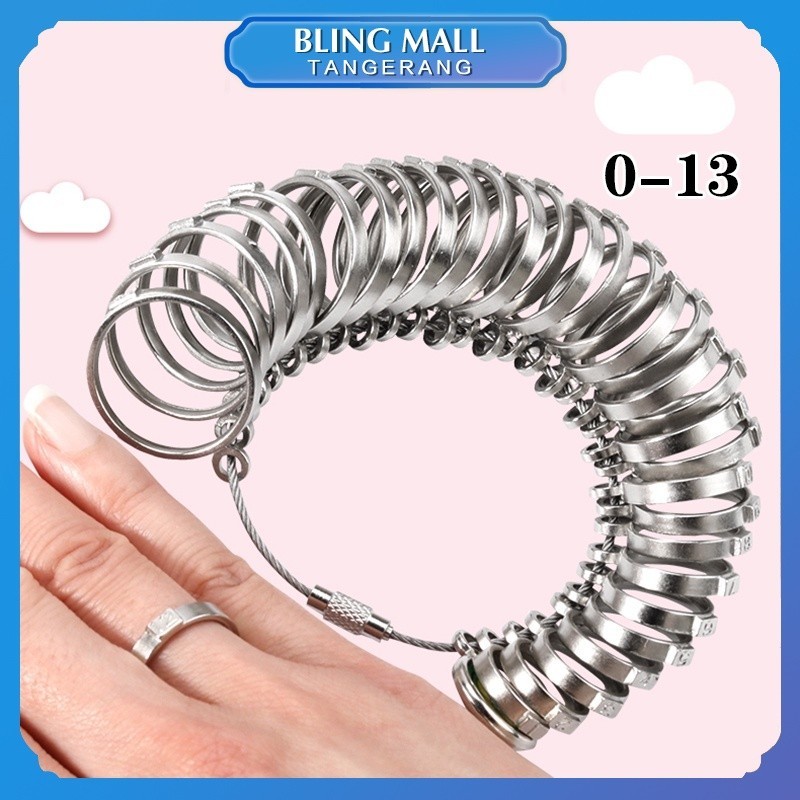 Jual Ring Ukuran Jari Cincin Merek TSK / Ring Finger Size Alat Pengukur Jari / Alat Ukur Bahan ...