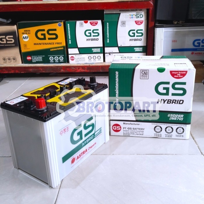 Jual Aki Mobil Hino Bus FB, Ranger GS ASTRA NS70 HYBRID 12v 65Ah ...