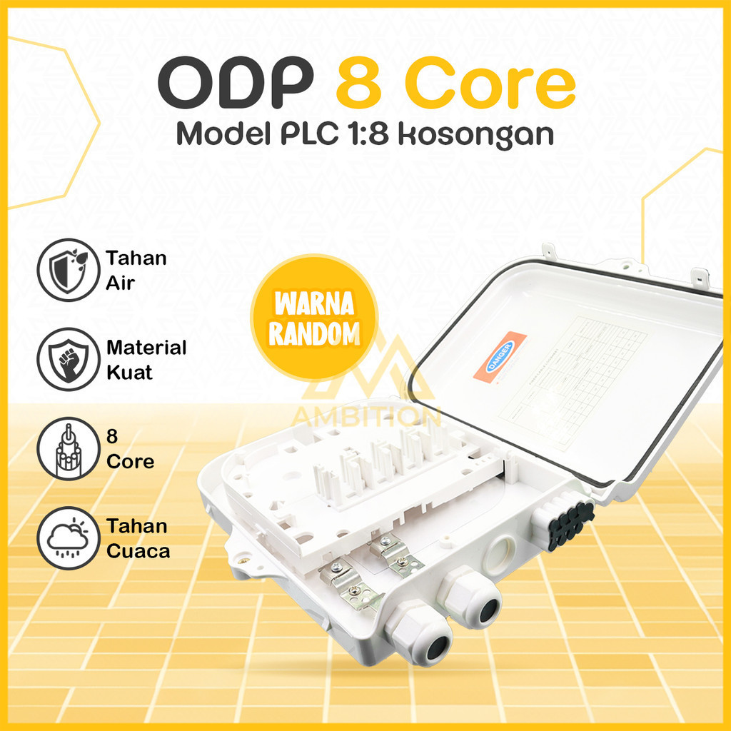 Jual TERBARU! PLC Optical Distribution Point Kosongan ODP 8 Core Model ...