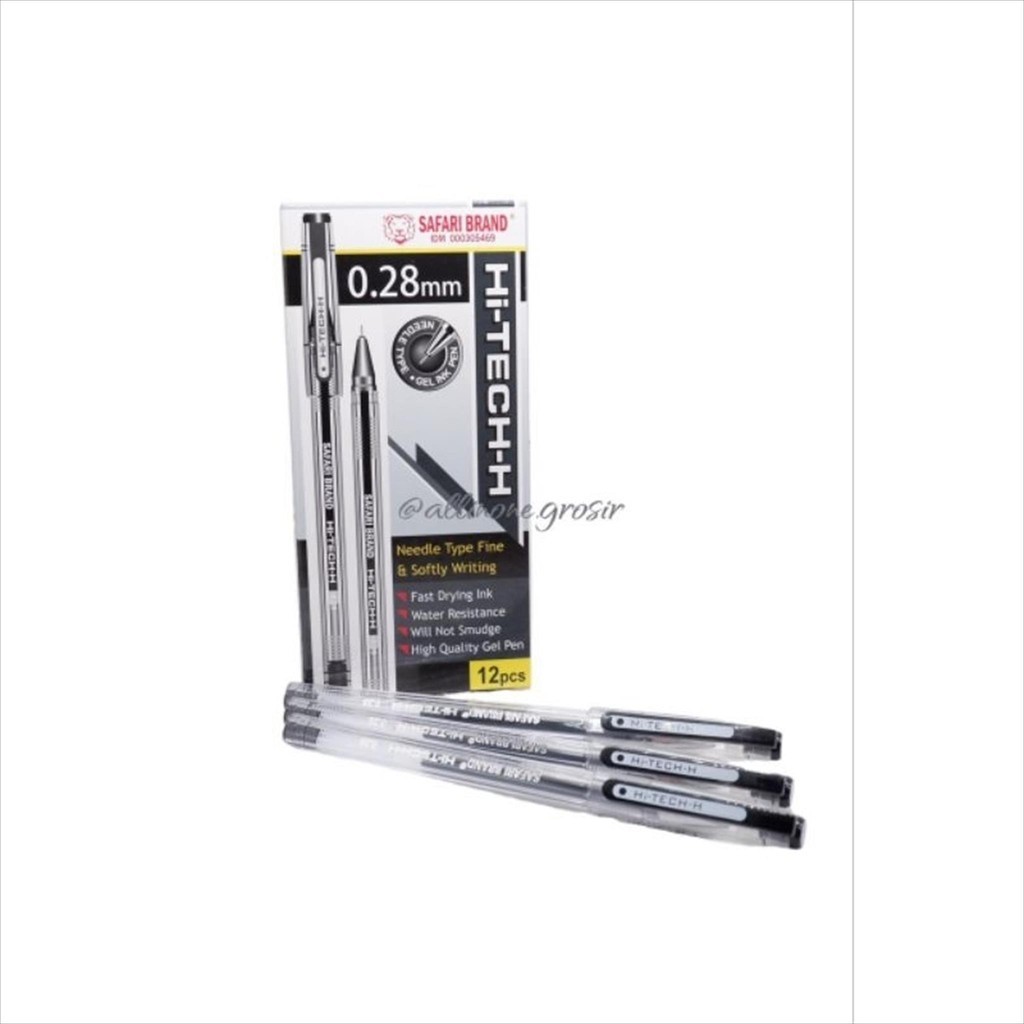 Jual (12pcs kemasan baru) Pulpen ballpoint pena polpen Hi-Tech hitech 0.28mm mm murah bagus ...