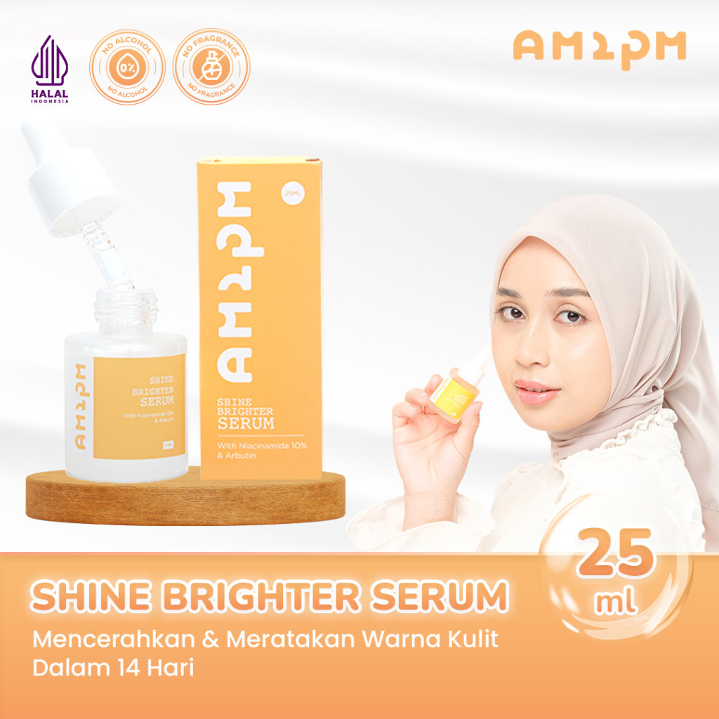 Jual AM2PM Brigthening Glowing Serum 25 ML With Glabidrin & Vitamin C ...