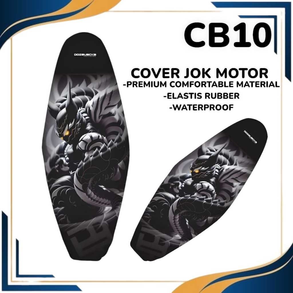 Jual FS46- COVER JOK SARUNG JOK MOTOR PRINT CB10 UKURAN STANDAR DAN ...