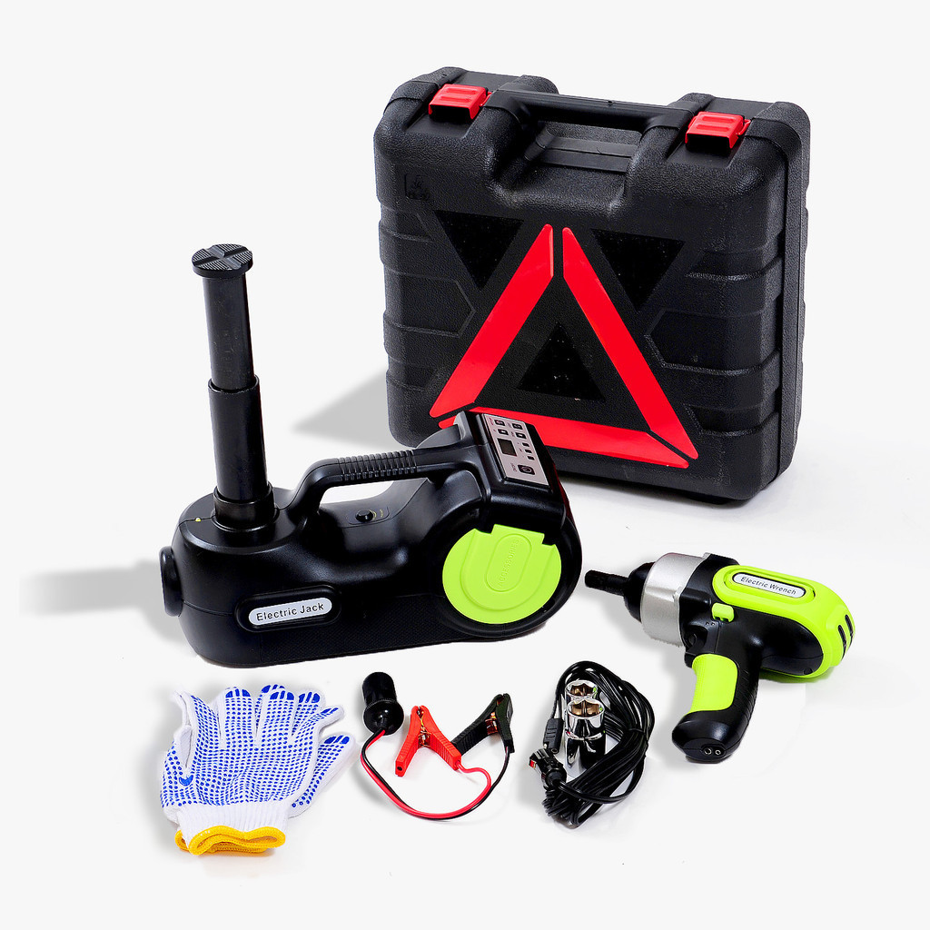 Jual Portable 12V Electric Car Jack Kit 5Ton 4 in 1 Electric Hydraulic ...