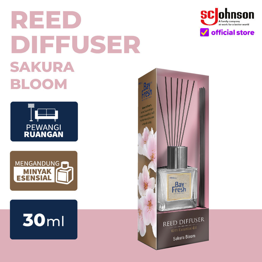 Jual Bayfresh Reed Diffuser Regular Pengharum Ruangan Sakura Bloom ...