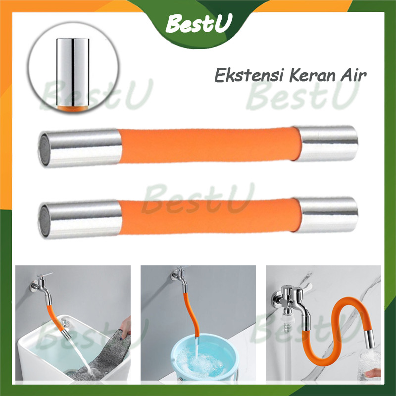 Jual Universal Selang Sambungan Kran/360 Derajat Sambungan Keran Faucet ...