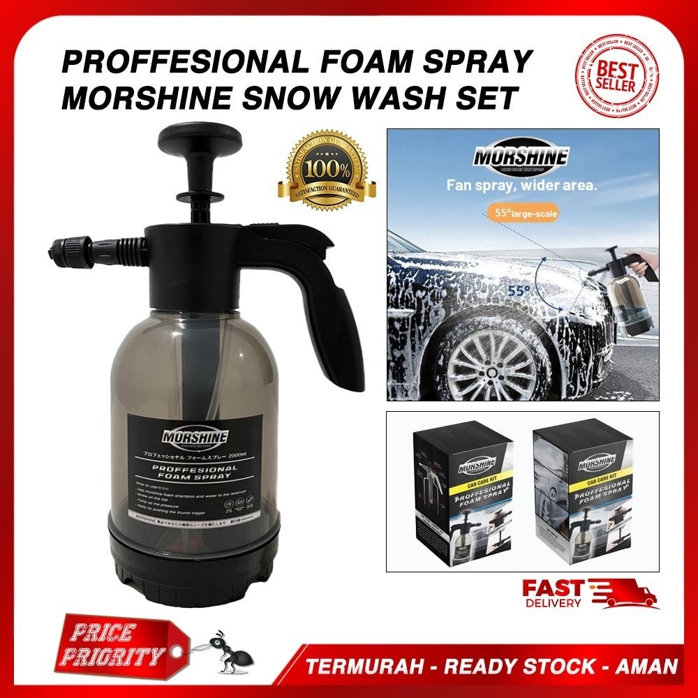 Jual MORSHINE Alat Semprot Cuci Motor Mobil Salju Semprotan Busa Snow ...