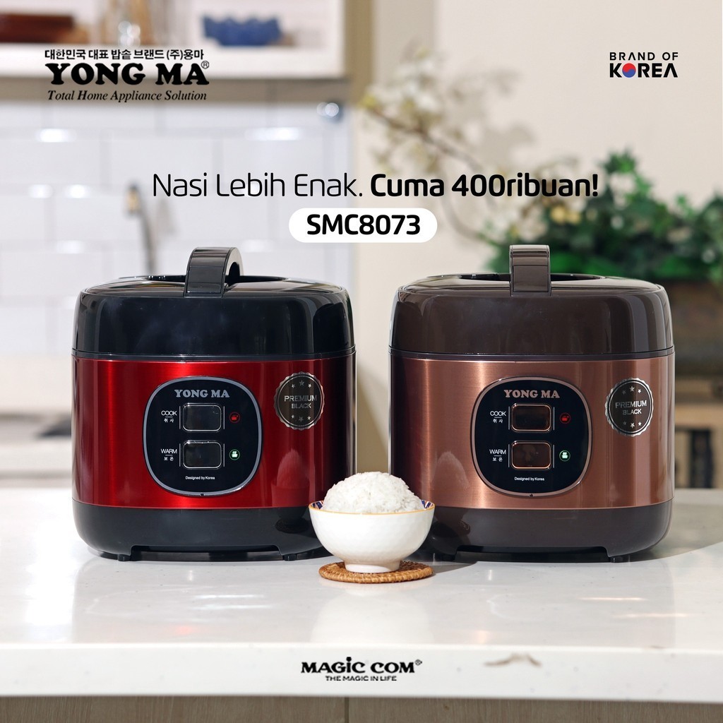 Jual Magic Com Yong Ma SMC 8073 | Yongma YoungMa Young Ma Mejikom Mejicom | Shopee Indonesia