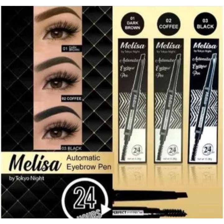 Jual ♥ CANTIKA ♥ Melisa Automatic Eyebrow Matic Pen Perfect Eye Brow ...