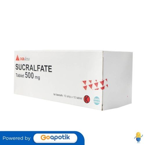 Jual Sucralfate Ogb Dexa Medica 500 Mg Box 100 Tablet | Shopee Indonesia