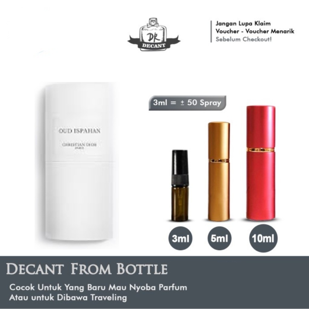 Jual DlOR Oud Ispahan EDP 1ml 2ml 3ml 5ml 10ml Original | Shopee Indonesia