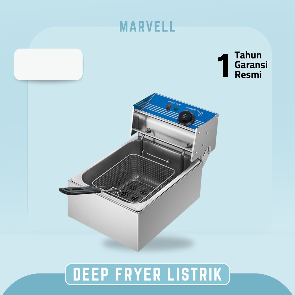 Jual Deep Fryer Listrik 1 Tangki Penggorengan Kapasitas 6 Liter ...