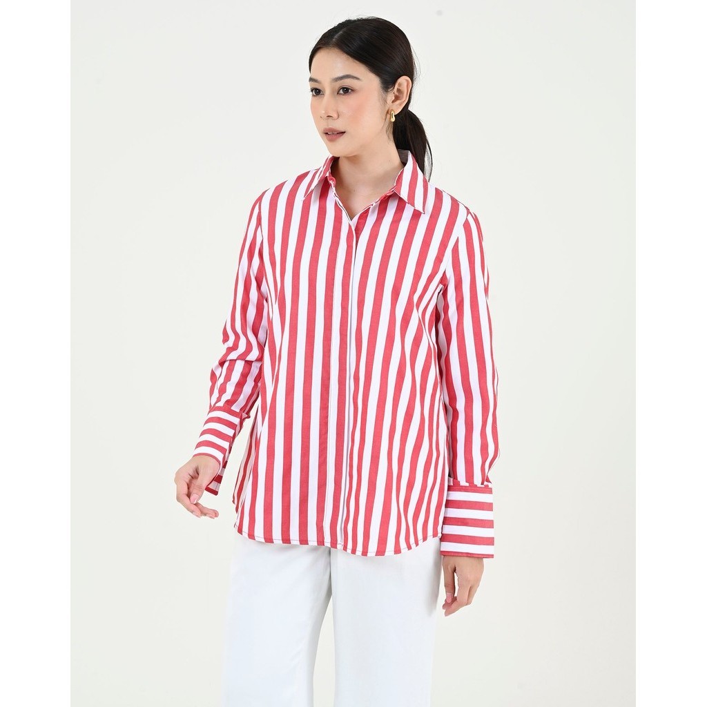 Jual Geulis.id TIMAKI SHIRT / KEMEJA WANITA (4 warna) | Shopee Indonesia