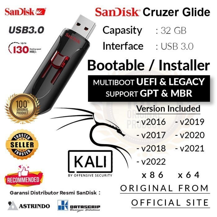 Jual Flashdisk Sandisk 32GB Original Bootable Install Ulang PC # ...