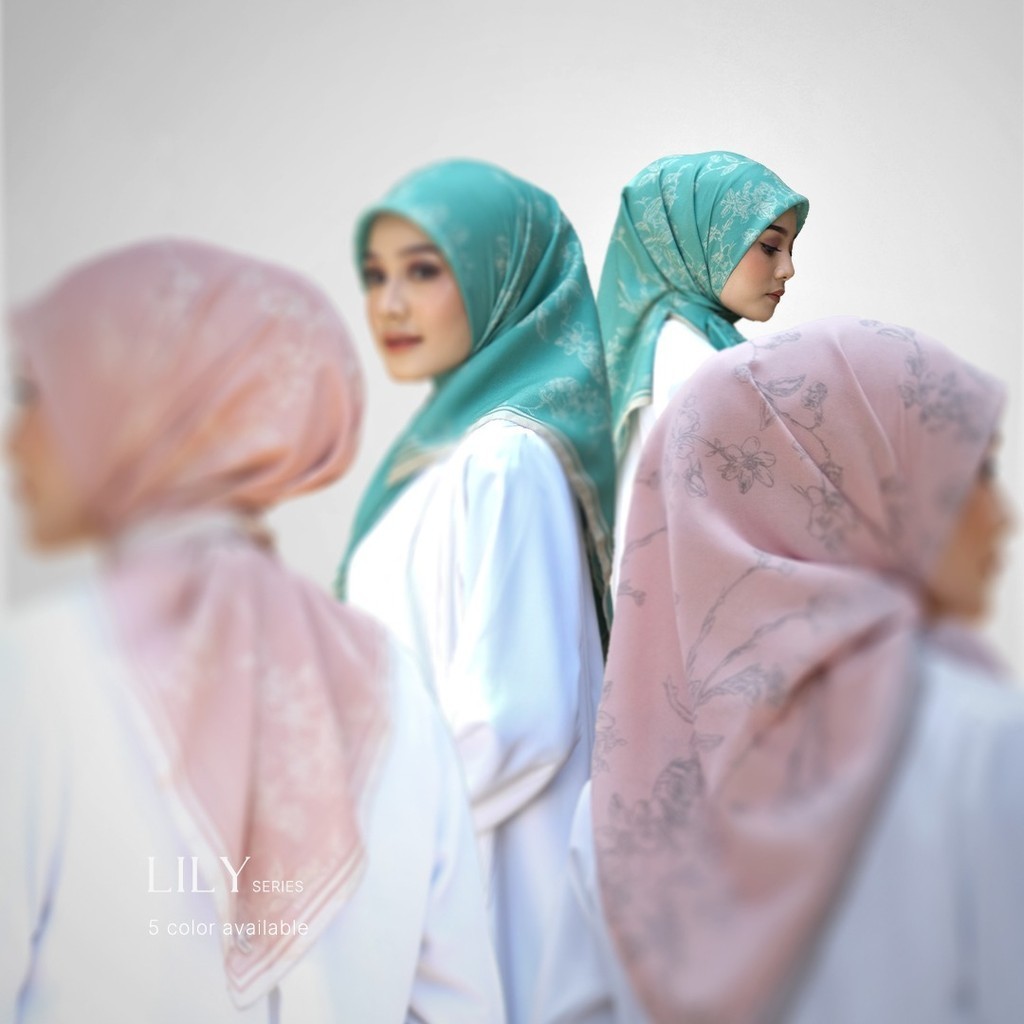 Jual Hijab Segiempat Motif Killua Lily Series | Shopee Indonesia