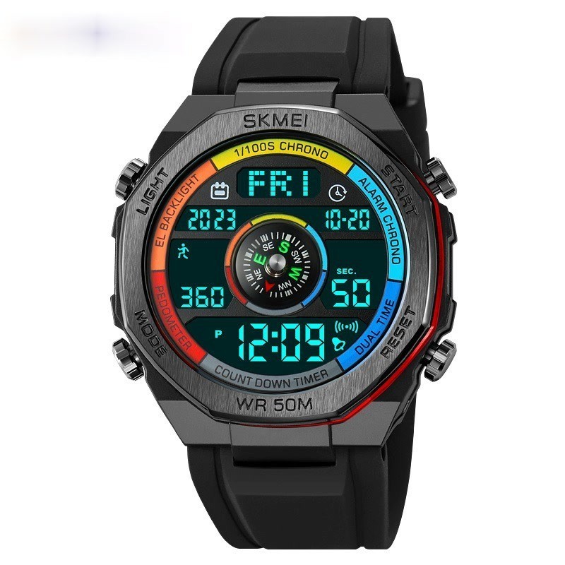 Jual Altimeter Barometer Thermometer Altitude Men Digital Watches ...